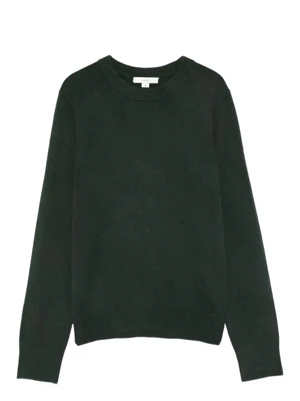 Vince Crew-neck Cashmere Sweater - Green