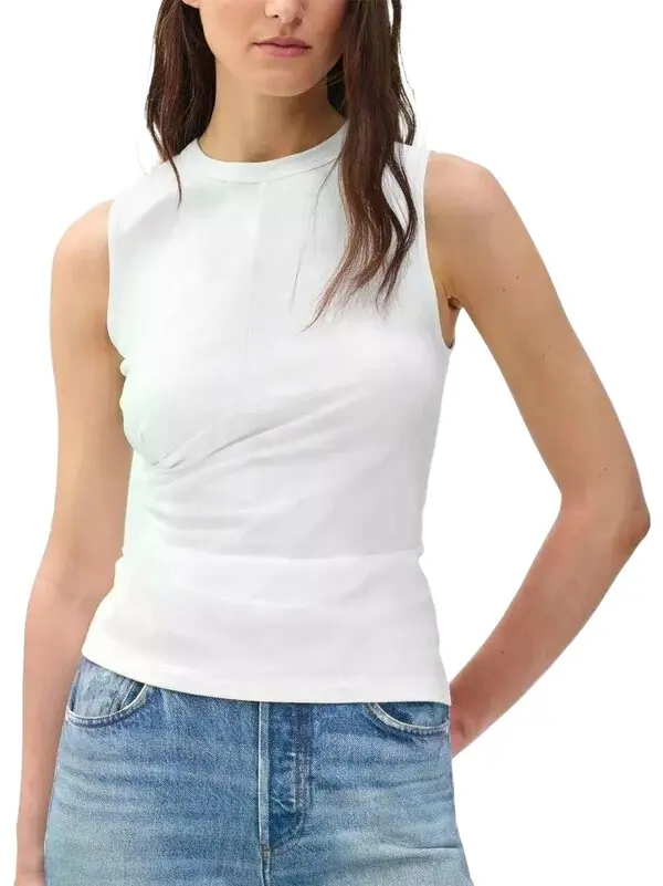 Rag & Bone Mica Wrap Tank Top - White