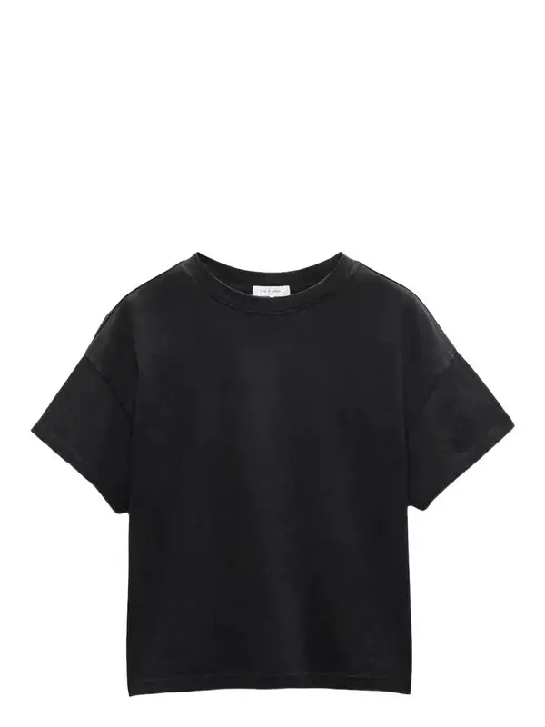 Rag & Bone Kelly Boxy Jcotton T-shirt - Black
