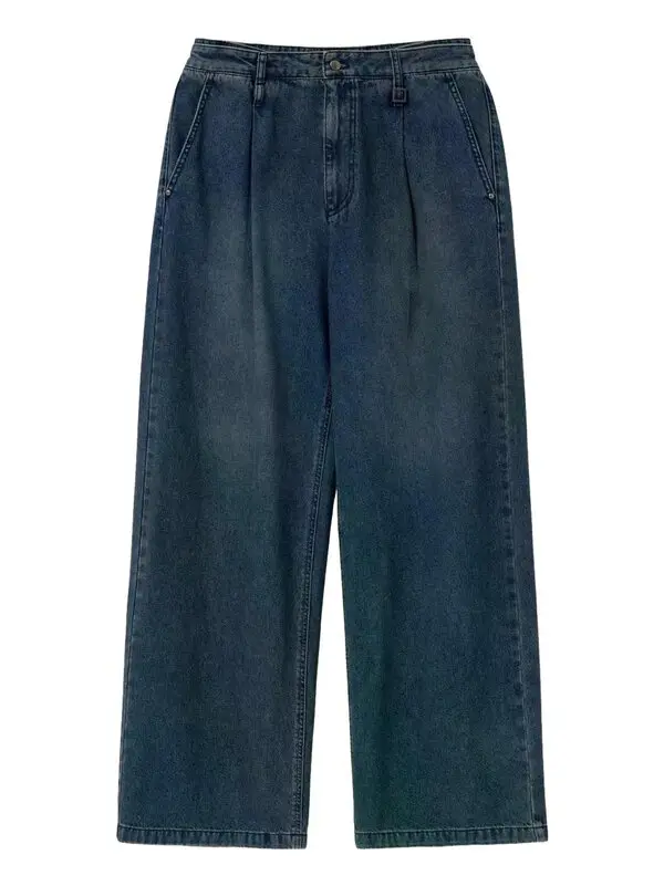 WOOYOUNGMI Pleated Baggy Jeans - Blue
