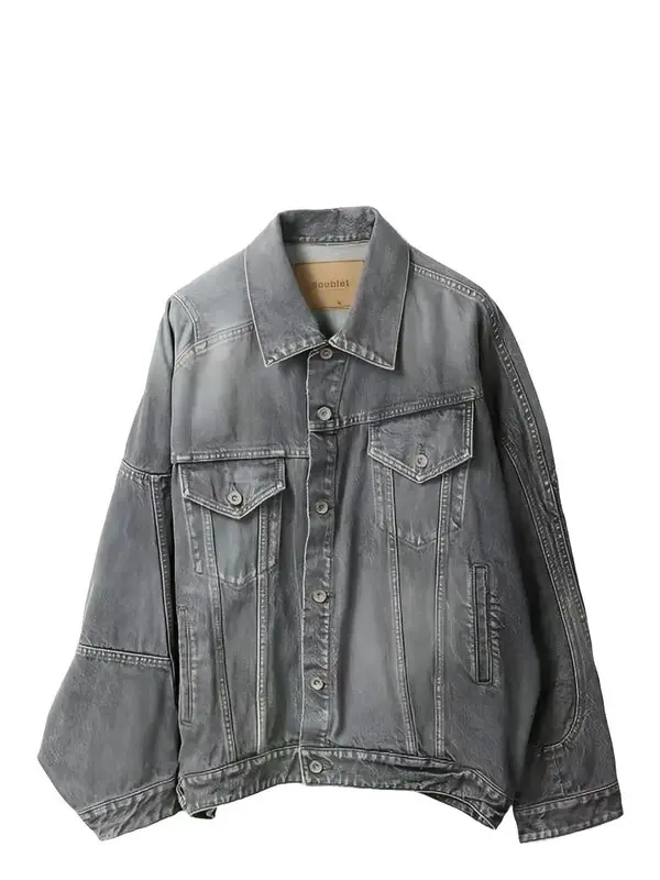 DOUBLET Denim Trucker Jacket - Grey