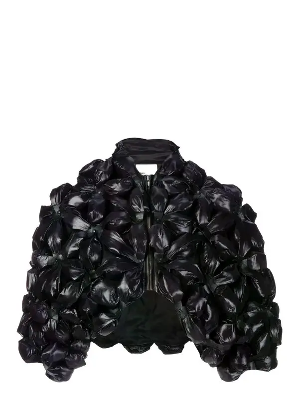 Noir Kei Ninomiya 3d Flower Bolero - Black
