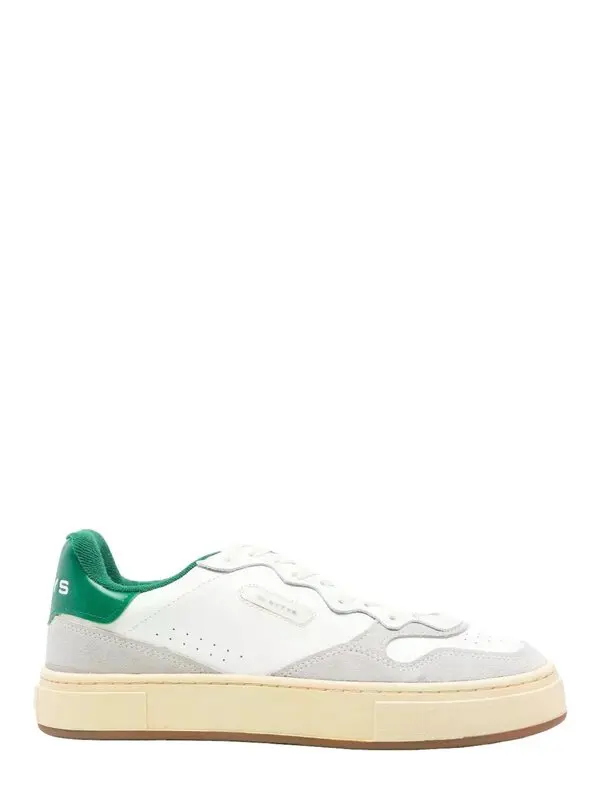 Eytys Leather Panelled Sneakers - White