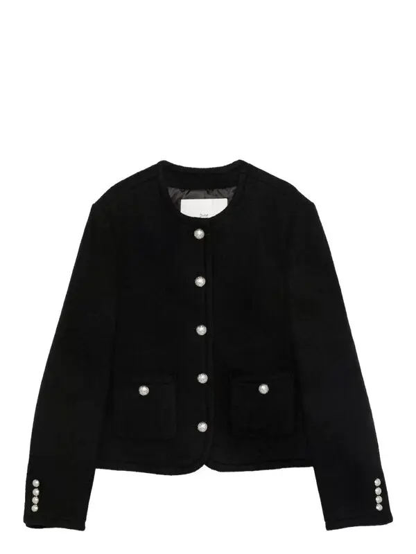 DUNST Pearl-button Jacket - Black