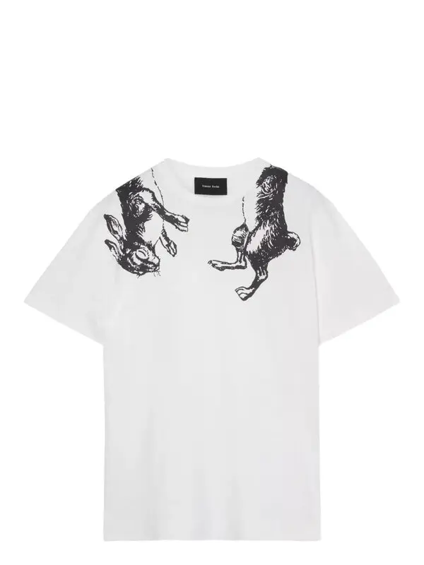 Simone Rocha Graphic-print T-shirt - White