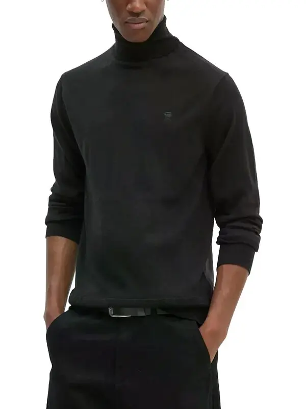 G-star Raw Premium Core Roll-neck Sweater - Black