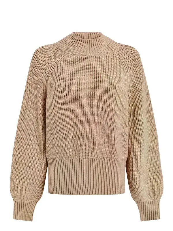 Varley High-neck Ribbed Jumper - Neutrals