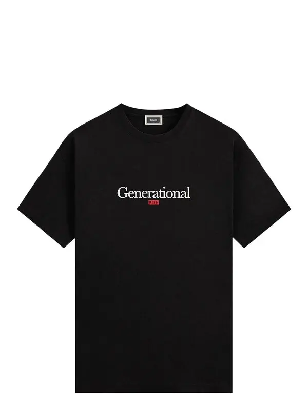 Kith Generational Quote Tee - Black