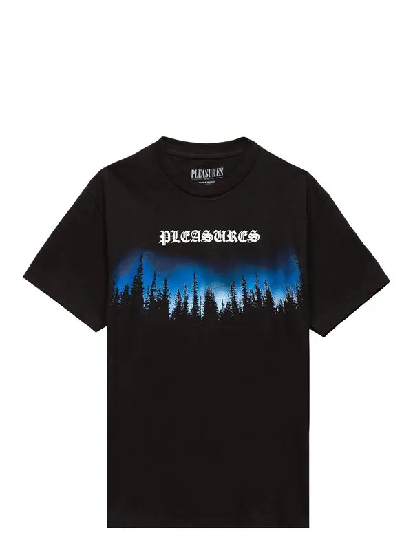 PLEASURES Forest T-shirt - Black
