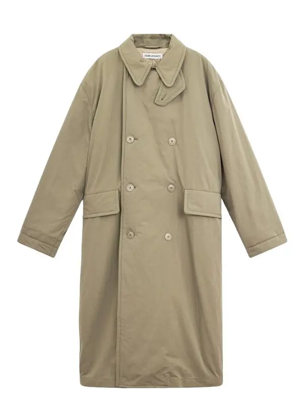 Our Legacy Duvet Trench Coat - Brown