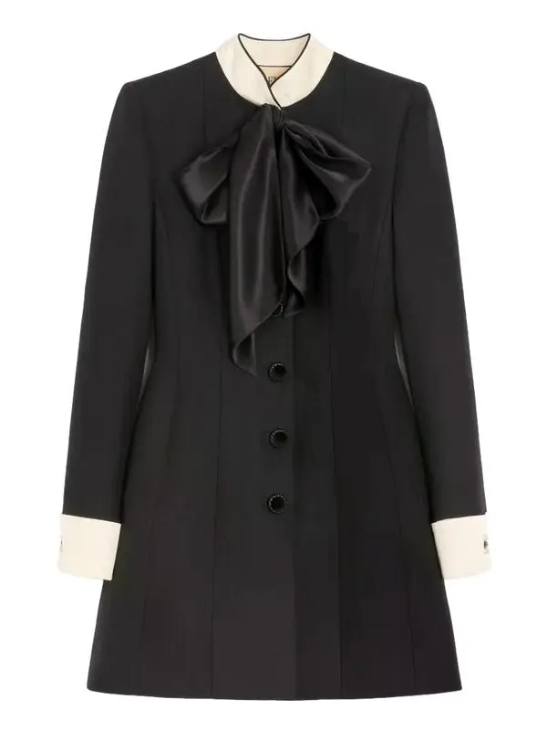 Valentino Garavani Crepe Couture Short Dress - Black