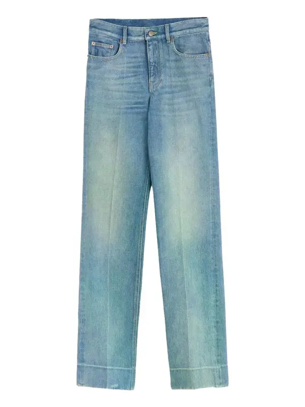 Valentino Garavani Loose Fit Denim Trousers - Blue