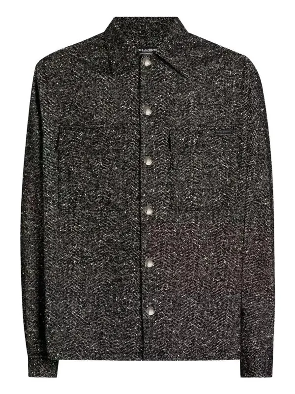Dolce & Gabbana Speckled Shirt - Black