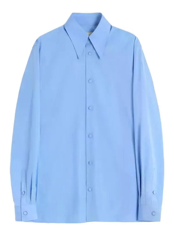 Valentino Garavani Cotton Poplin Shirt - Blue