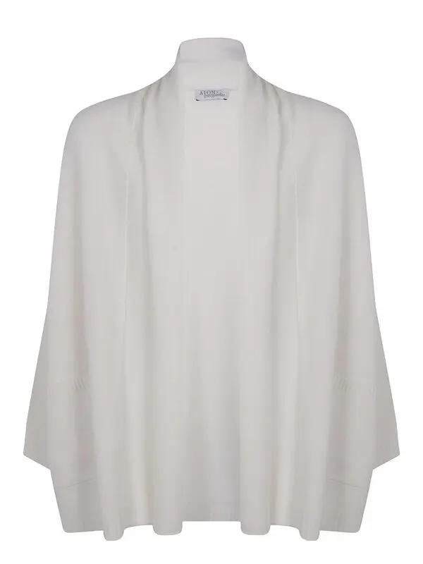 AION X GENTRYPORTOFINO Knitted Cardigan - White