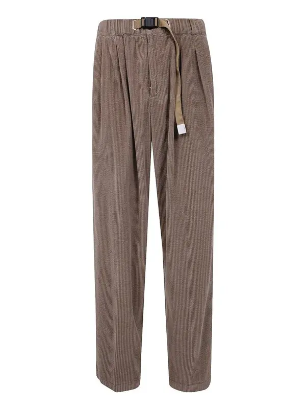 WHITE SAND Long Classic Trousers - Brown