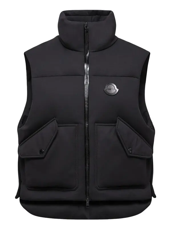 MONCLER X EDWARD ENNINFUL X Ee72 Edward Enninful Otis Down Vest - Black