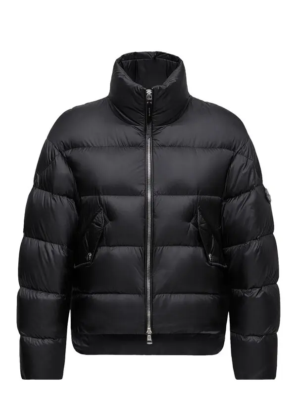 MONCLER X EDWARD ENNINFUL X Ee72 Edward Enninful Blas Short Down Jacket - Black