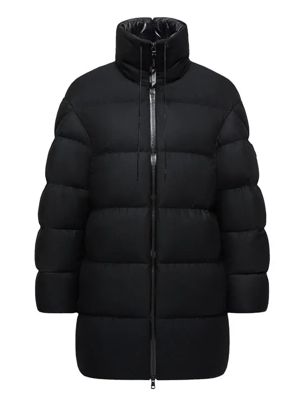 MONCLER X EDWARD ENNINFUL X Ee72 Edward Enninful Maarutha Long Down Jacket - Black