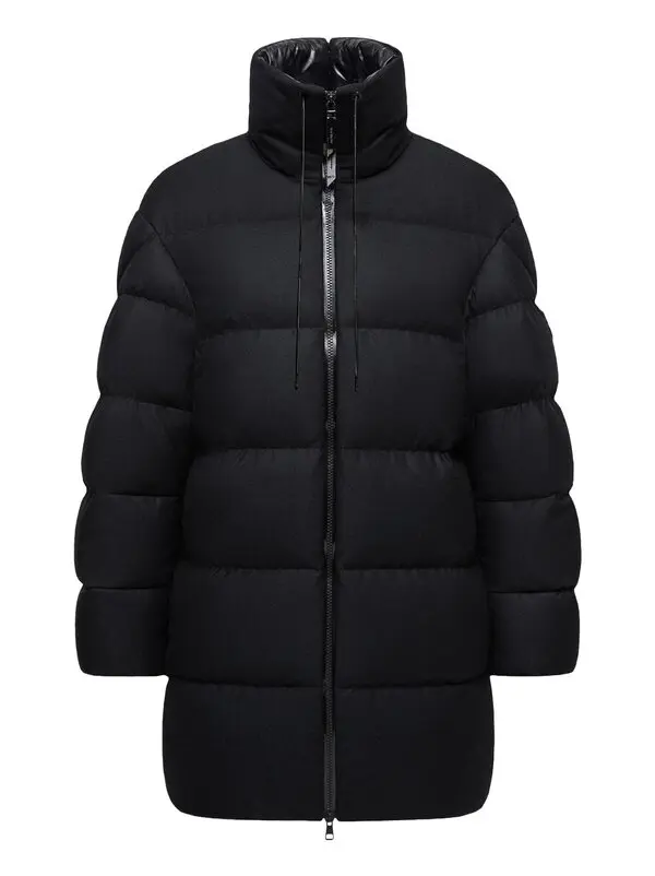 MONCLER X EDWARD ENNINFUL Maarutha Long Down Jacket - Black