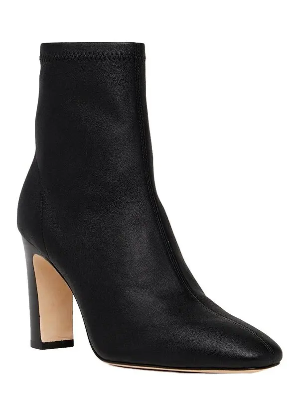 Paige Pax Leather Ankle Boots - Black