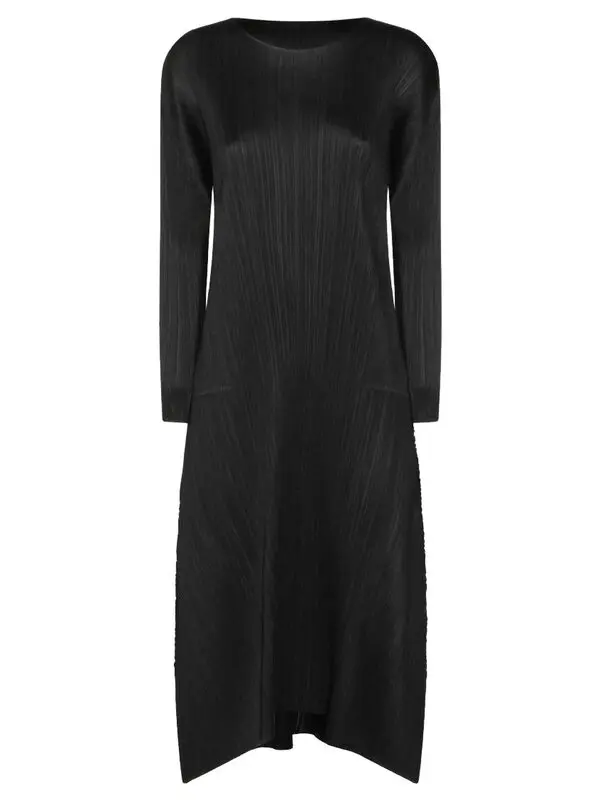 Issey Miyake Long Sleeve Dress - Black