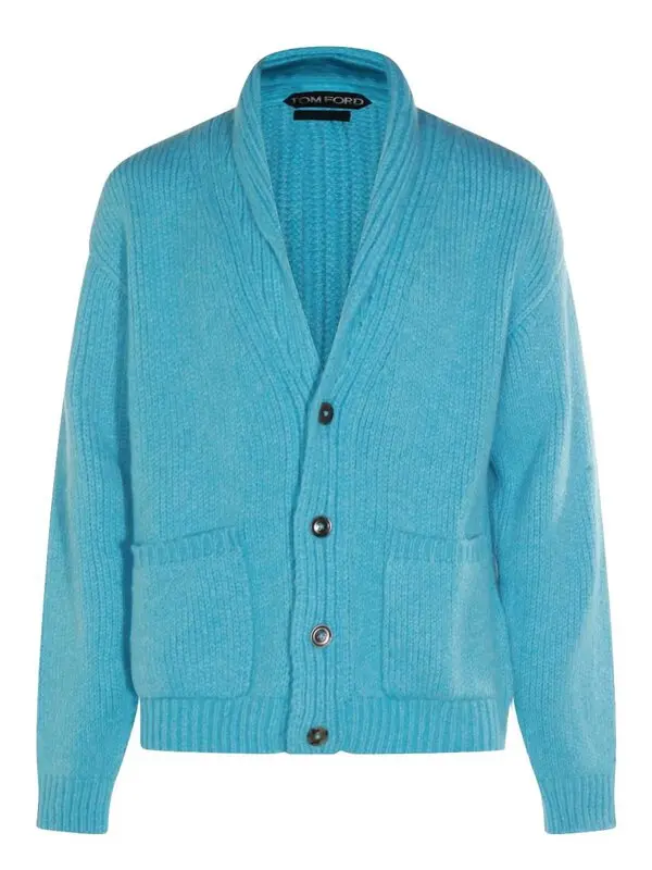 TOM FORD Cashmere Knitwear - Air Blue