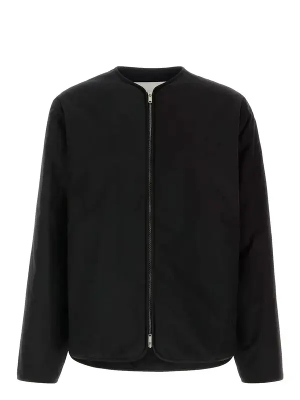 JIL SANDER Padded Cotton Jacket - Black