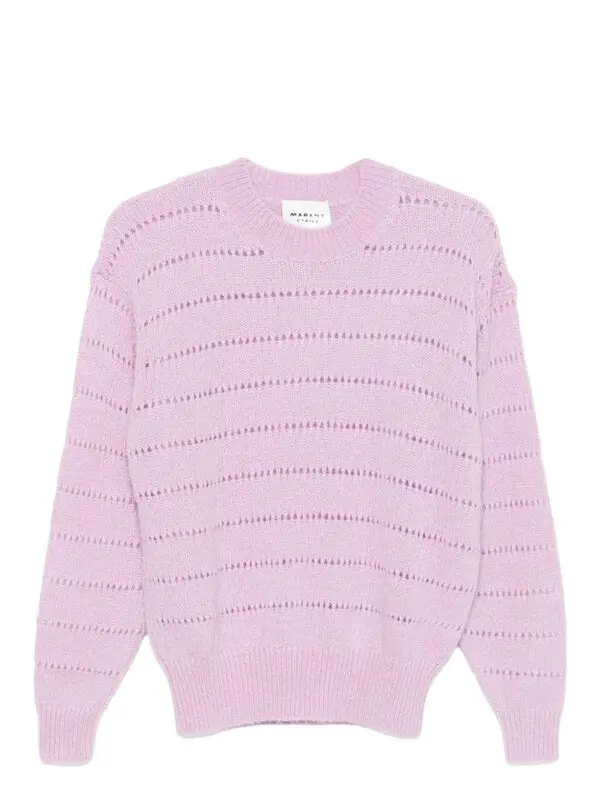 Isabel Marant Long-sleeved Crewneck Sweater - Pink