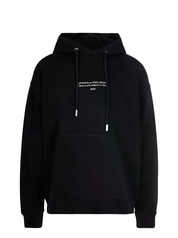 Off-White Logo Hoodie - Black