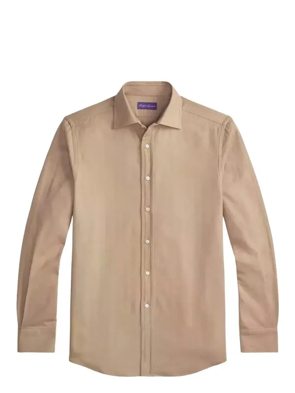 Ralph Lauren Purple Label Long-sleeve Cotton Shirt - Neutrals