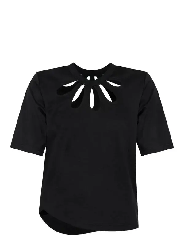 Noir Kei Ninomiya Cut-out T-shirt - Black