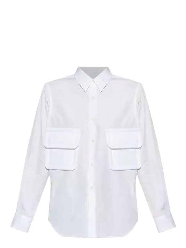 Comme Des Garçons Double-pocket Shirt - White