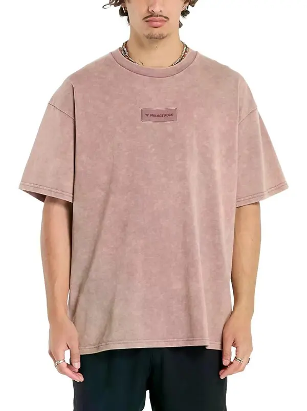 Under Armour Project Rock Patch T-shirt - Pink
