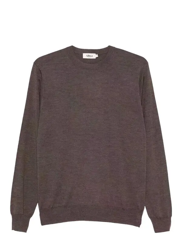 Altea Crew-neck Sweater - Brown