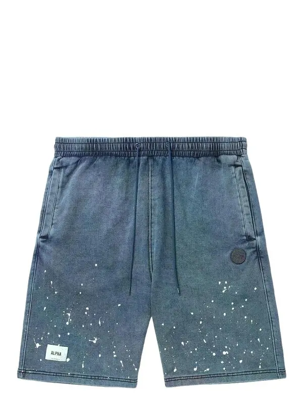Alpha Industries Denim Shorts - Blue