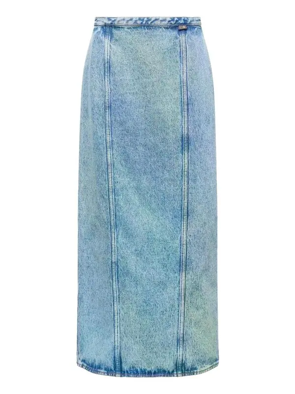 MAISON MARGIELA Denim Panelled Skirt - Blue