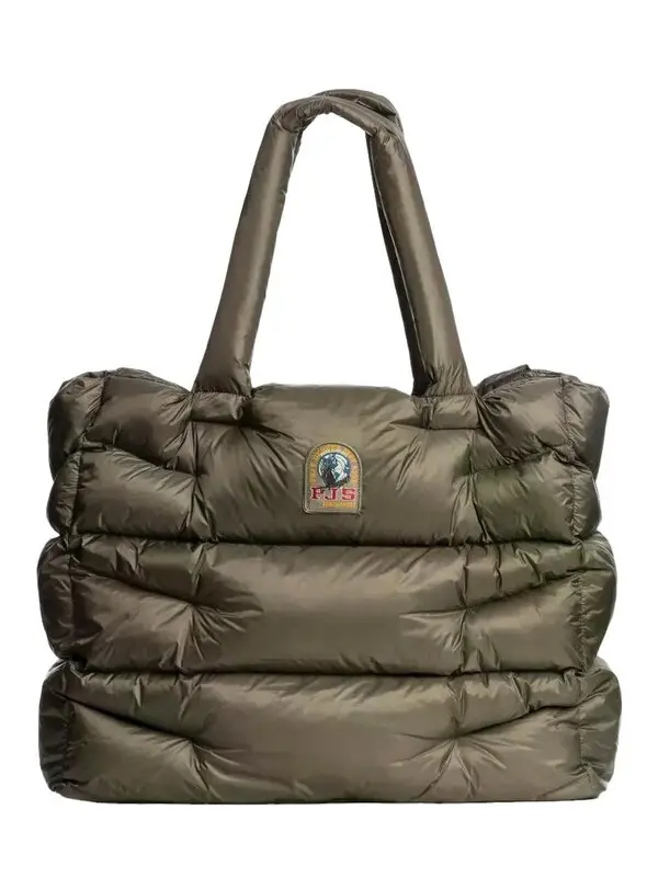 PARAJUMPERS Hollywood Quilted Padded Tote Bag - Green
