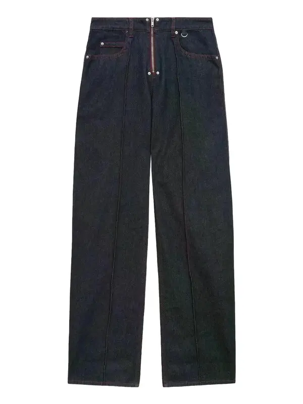 Isabel Marant Stely Zip-detail Trousers - Blue