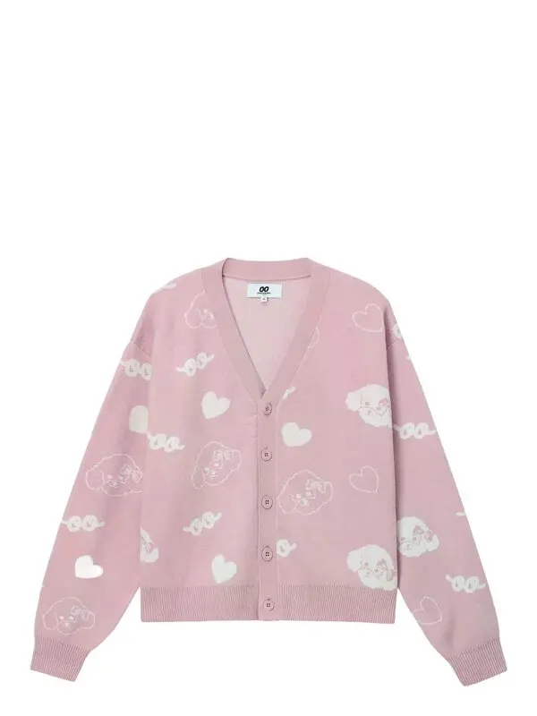 CHOCOOLATE Button-up Cardigan - Pink