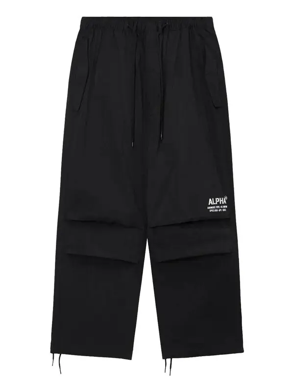 Alpha Industries Layered Drawstring Trousers - Black