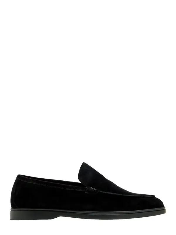 FORSA Suede Loafers - Black