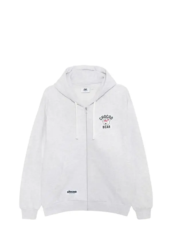 CHOCOOLATE Logo-embroidered Hoodie - Grey