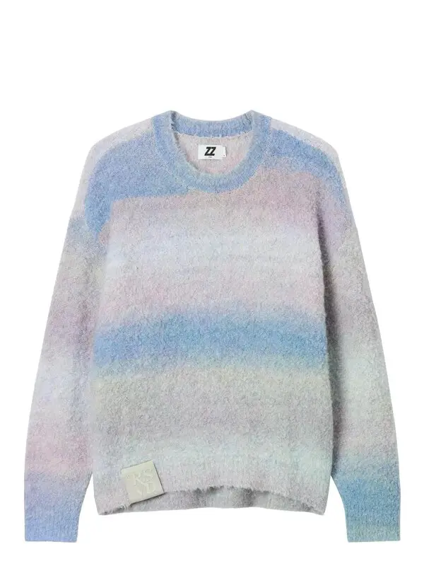 Izzue Striped Sweater - Purple