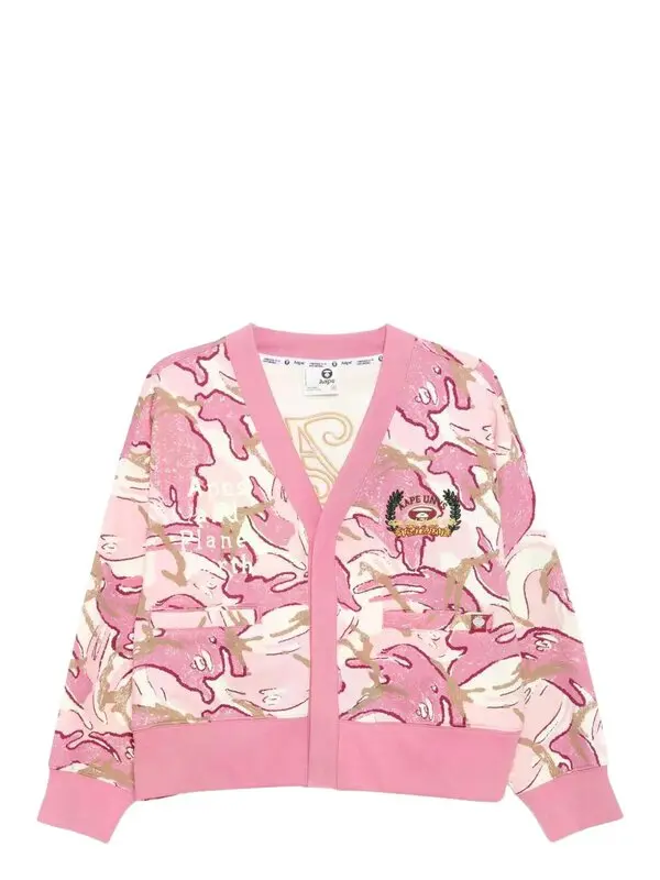 AAPE BY *A BATHING APE® Graphic Print Jacket - Pink