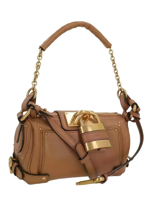 Chloé Small Paddington Leather Tote - Brown