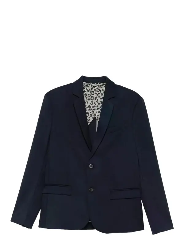 Imperial Single-breasted Cotton Blazer - Blue