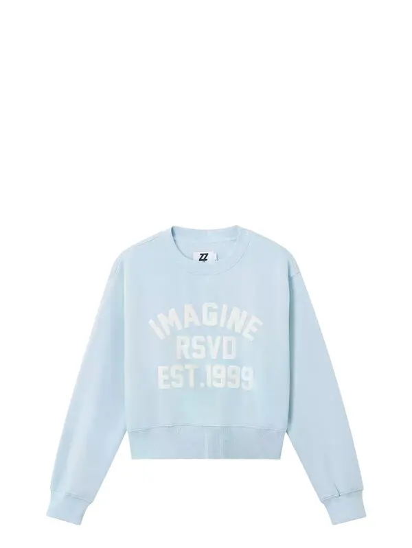 Izzue Boxy Sweatshirt - Blue
