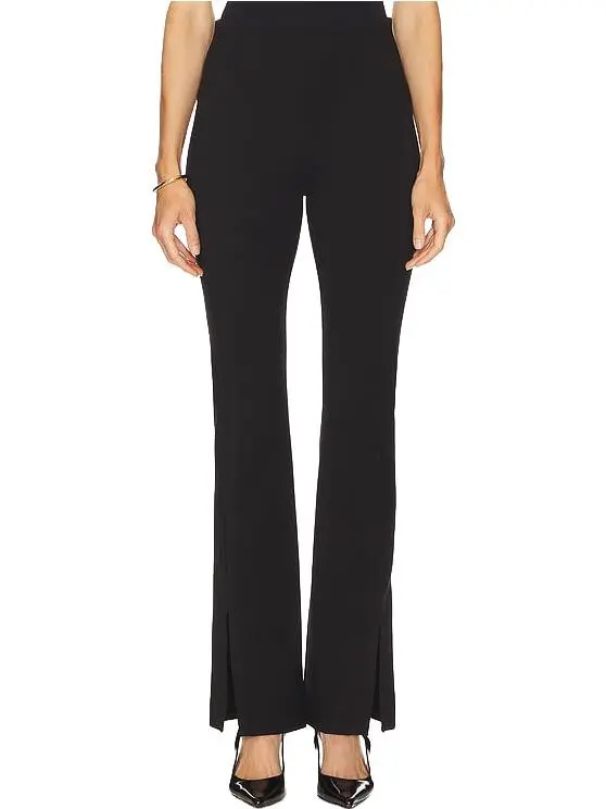 Theory Slit Flare Legging - Black