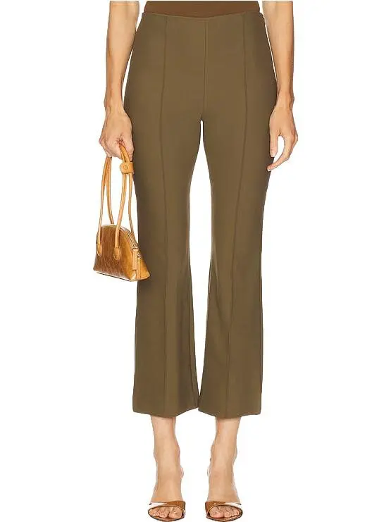Vince Pintuck Crop Flare Pant - Cypress